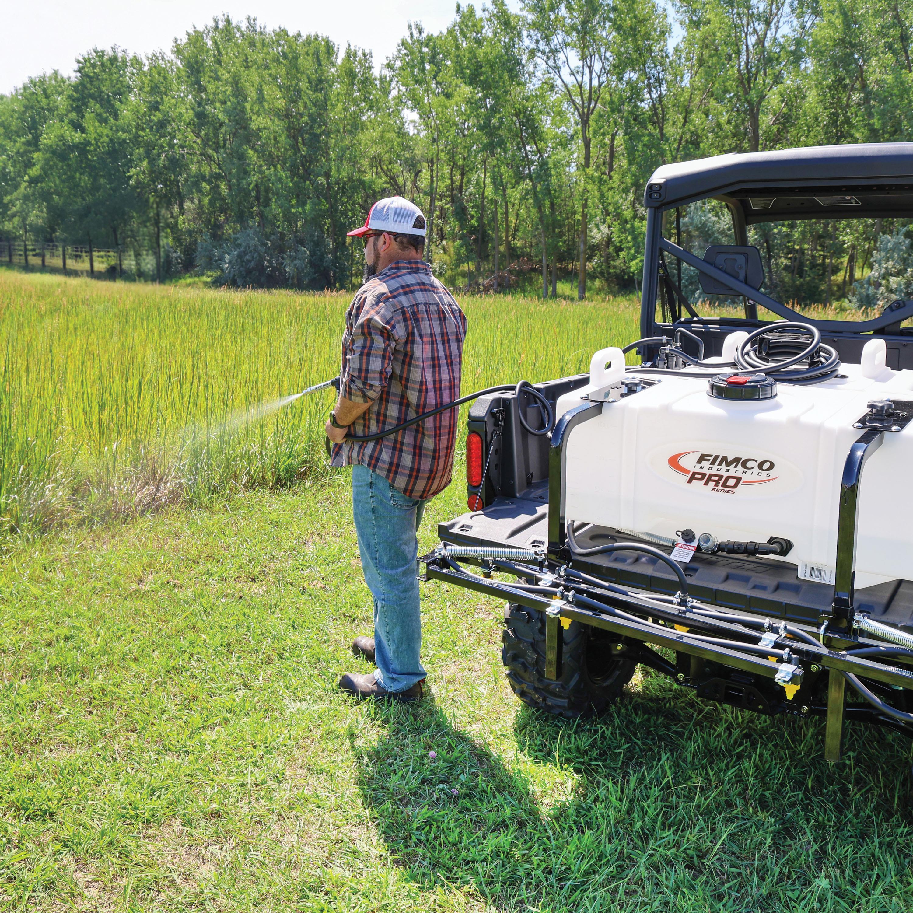 FIMCO Pro Series 45 Gallon UTV Sprayer 4.0 GPM 7 Nozzle Boom