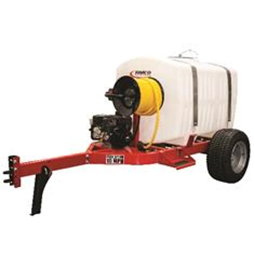 FIMCO 65 Gallon Trailer Sprayer with 4 Roller Pump and 7 Nozzle Boom