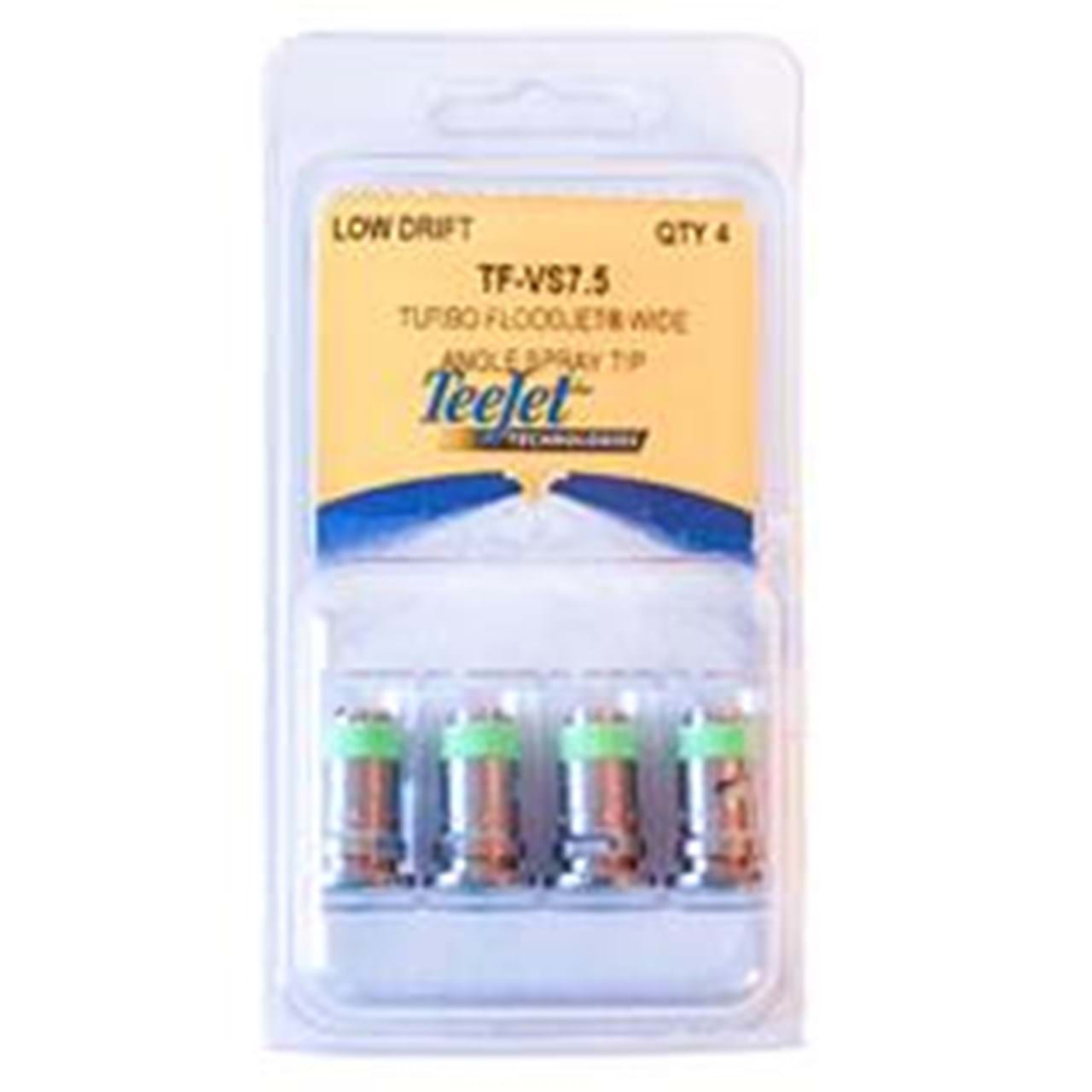 TeeJet Turbo FloodJet VS Tip Blue 4 Pack